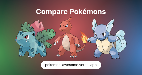 Compare Pokémons