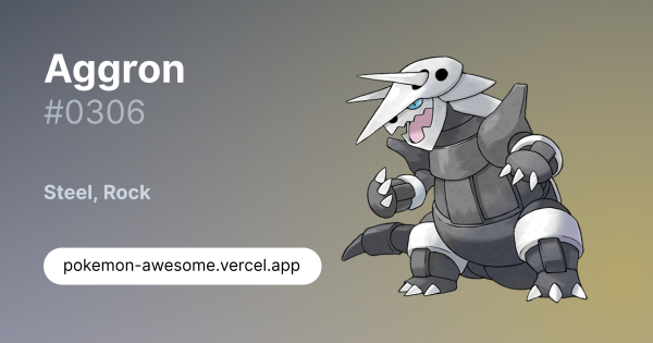 Aggron · #0306