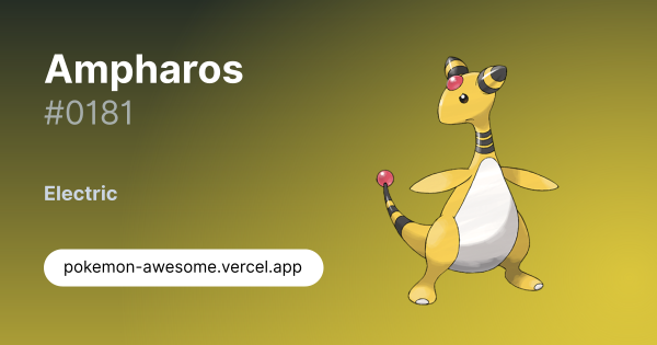 Ampharos · #0181