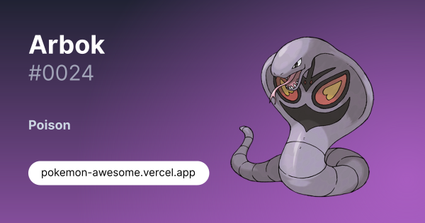 Arbok · #0024