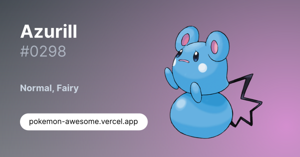 Azurill · #0298