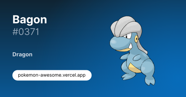 Bagon · #0371