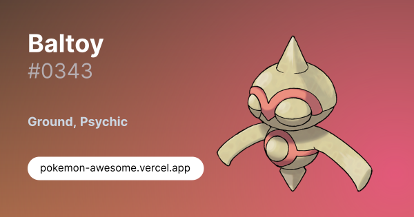 Baltoy · #0343