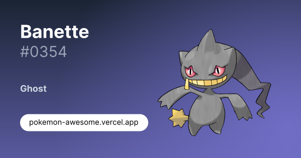 Banette · #0354