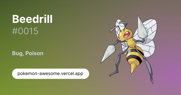 Beedrill · #0015