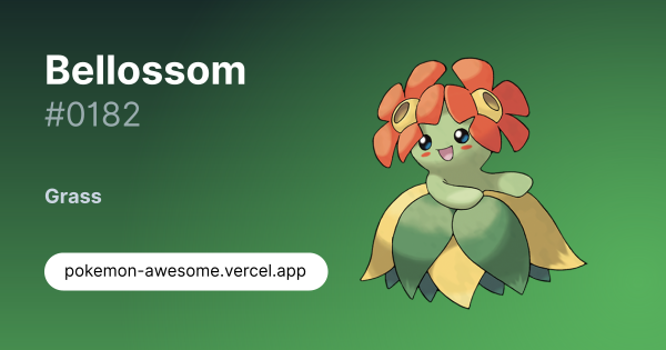 Bellossom · #0182