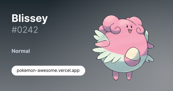 Blissey · #0242