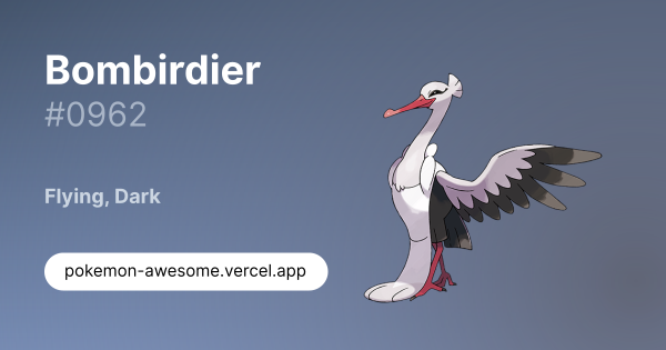 Bombirdier · #0962