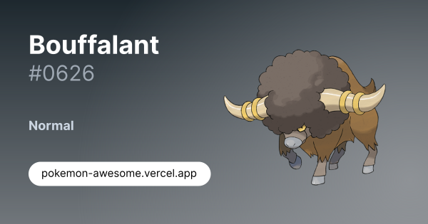 Bouffalant · #0626