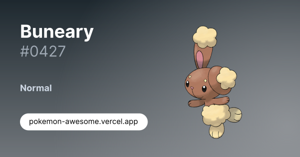 Buneary · #0427