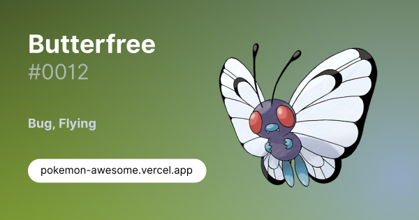 Butterfree · #0012