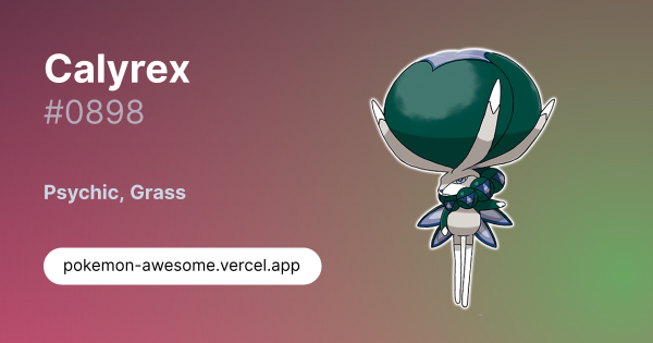 Calyrex · #0898