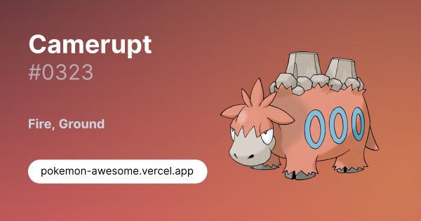 Camerupt · #0323