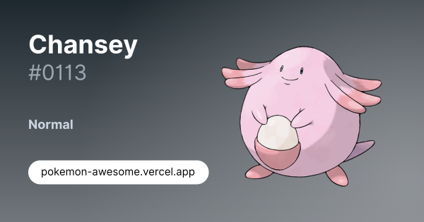 Chansey · #0113