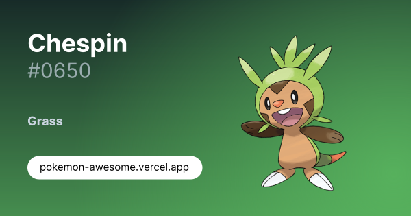 Chespin · #0650