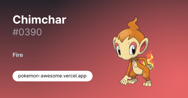 Chimchar · #0390