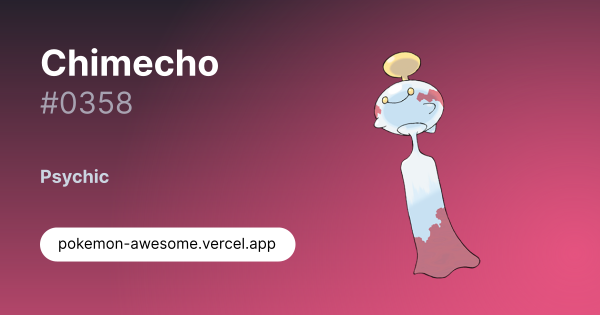 Chimecho · #0358