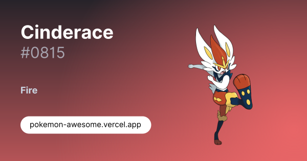 Cinderace · #0815