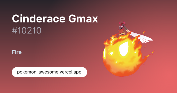 Cinderace Gmax · #10210