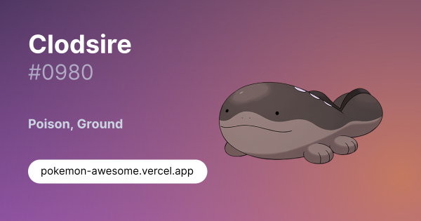 Clodsire · #0980