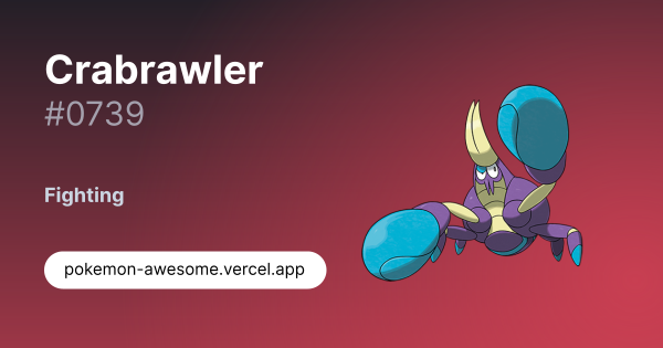 Crabrawler · #0739