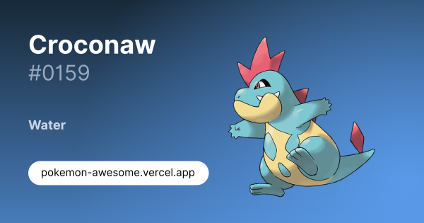 Croconaw · #0159