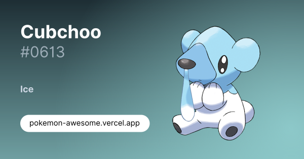 Cubchoo · #0613