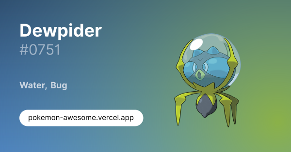 Dewpider · #0751