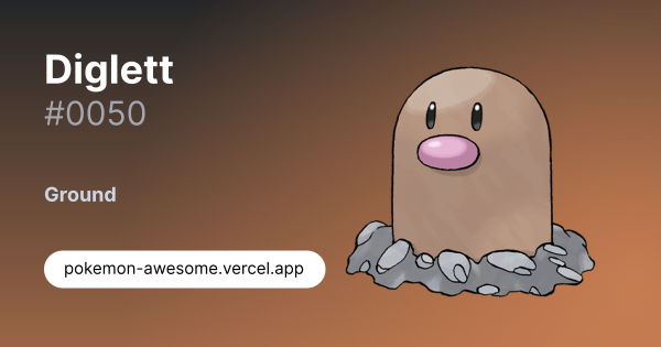 Diglett · #0050