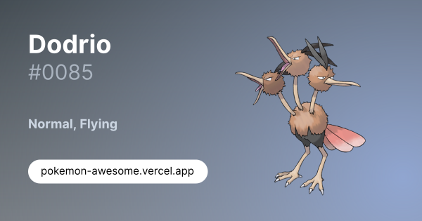 Dodrio · #0085