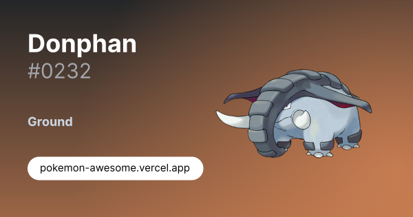 Donphan · #0232