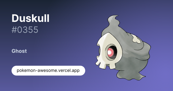 Duskull · #0355