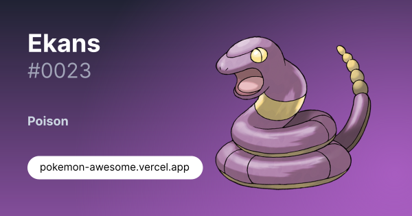 Ekans · #0023