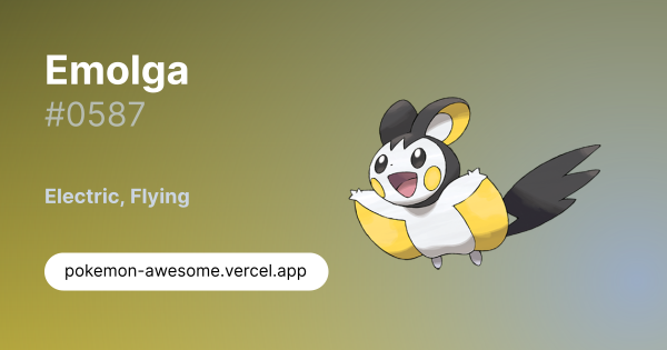 Emolga · #0587