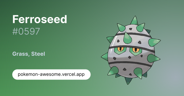 Ferroseed · #0597