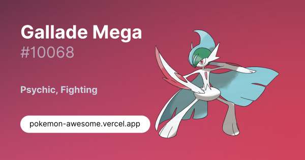 Gallade Mega · #10068
