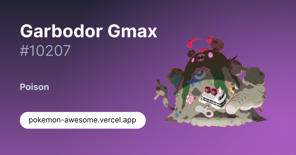 Garbodor Gmax