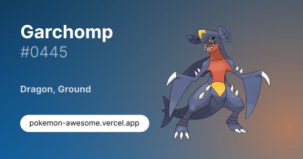 Garchomp · #0445
