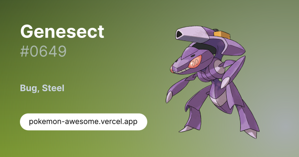 Genesect · #0649