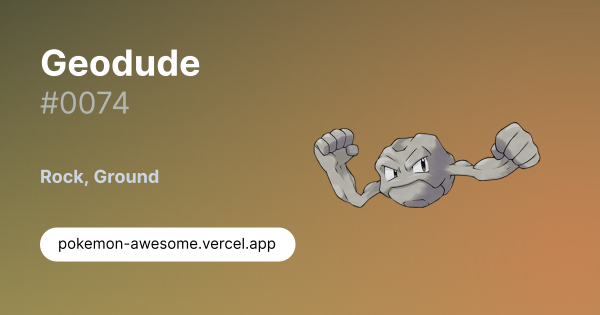 Geodude · #0074
