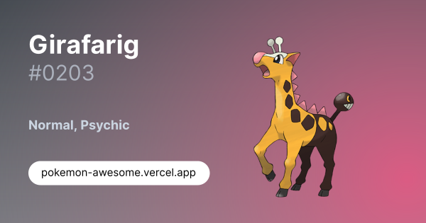 Girafarig · #0203