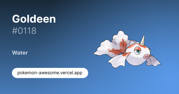 Goldeen · #0118