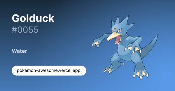 Golduck · #0055