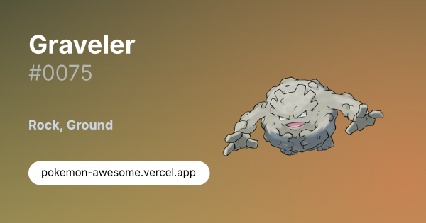 Graveler · #0075