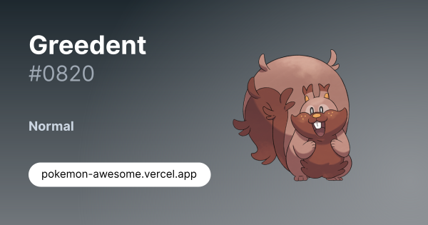 Greedent · #0820