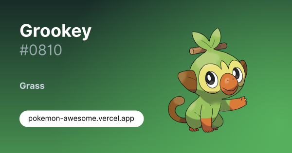 Grookey · #0810