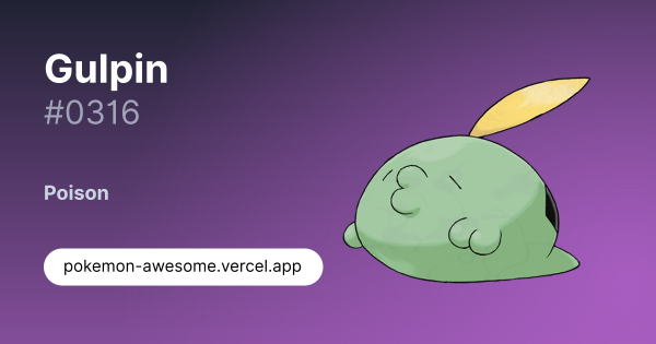 Gulpin · #0316