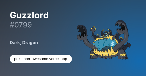 Guzzlord · #0799