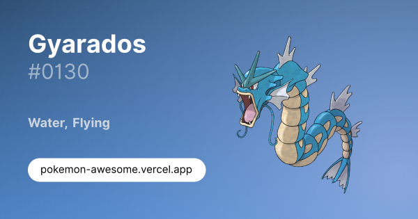 Gyarados · #0130
