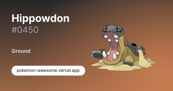 Hippowdon · #0450